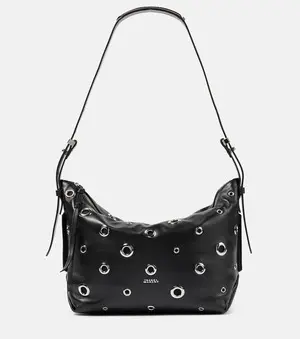 Isabel Marant Leyden Small Studded Leather Shoulder Bag
