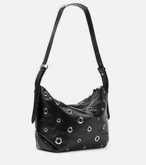 Isabel Marant Leyden Small Studded Leather Shoulder Bag
