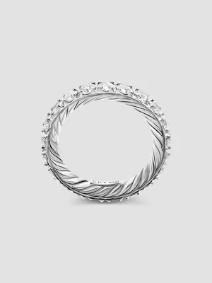 David Yurman Eden Eternity Band Ring In Platinum