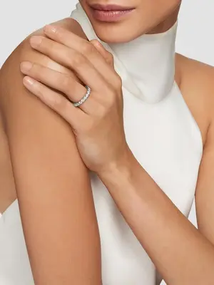 David Yurman Eden Eternity Band Ring In Platinum