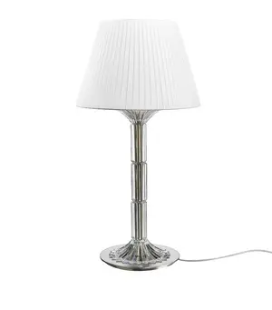 THE MARTHA, BY BACCARAT Mille Nuit Table Lamp - Clear
