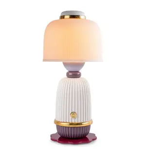 LLADRO Porcelain Kokeshi Lamp - Beige