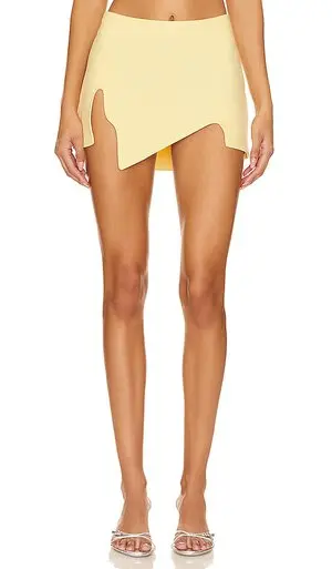 MOTHER OF ALL Charlotte Mini Skirt - Yellow