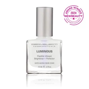 DERMELECT Luminous Brightener + Perfector Base Coat - White