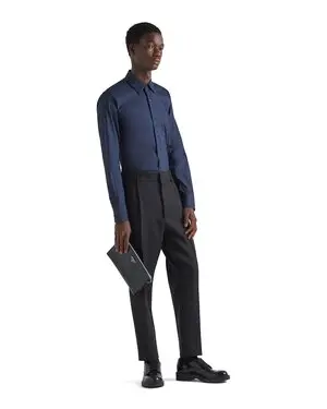 Prada Stretch Cotton Shirt - Blue