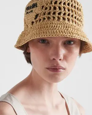 Prada Crochet Bucket Hat