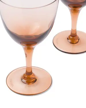 Prada Set Of Two Crystal Water Glasses New York