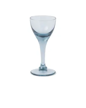 Prada Set Of Two Crystal Liqueur Glasses New York - Blue