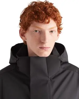 Prada Recycled Technical Fabric Raincoat