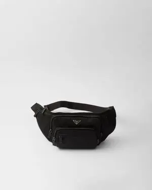 Prada Re-nylon And Saffiano Leather Belt Bag