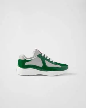 Prada America's Cup Fabric Sneakers - Green