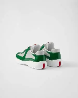 Prada America's Cup Fabric Sneakers - Green