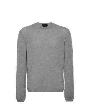 Prada Cashmere Crew-neck Sweater - Grey
