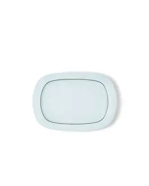 Prada Rectangular Porcelain Tray - Light Blue