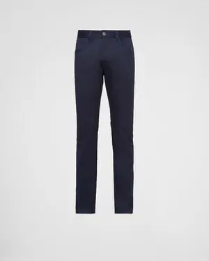 Prada Stretch Drill Tapered Jeans