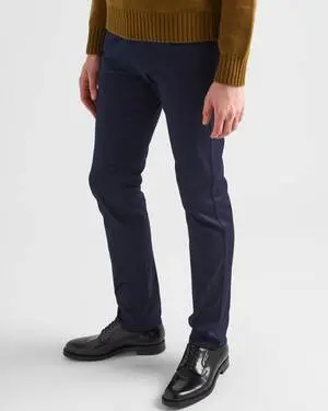Prada Stretch Drill Tapered Jeans