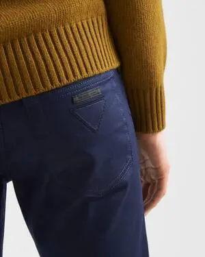 Prada Stretch Drill Tapered Jeans