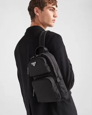 Prada Re-nylon And Saffiano Leather Backpack