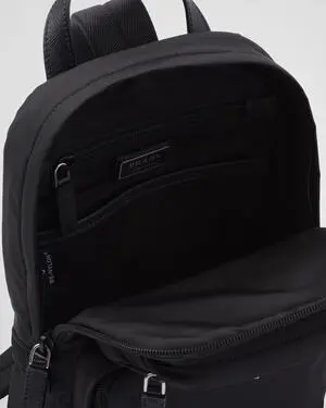 Prada Re-nylon And Saffiano Leather Backpack