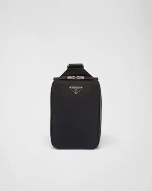Prada Brique Saffiano Leather Bag - Black
