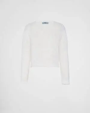 Prada Mohair Crew-neck Sweater