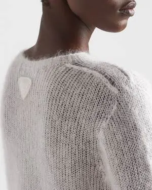 Prada Mohair Crew-neck Sweater