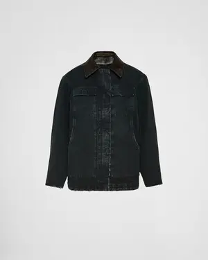 Prada Canvas Trucker Jacket
