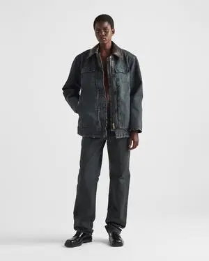 Prada Canvas Trucker Jacket