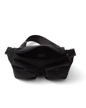 Prada Re-nylon And Leather Shoulder Bag