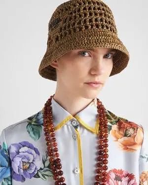 Prada Crochet Bucket Hat