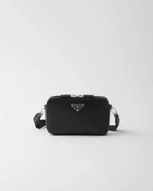 Prada Brique Saffiano Leather Bag - Black