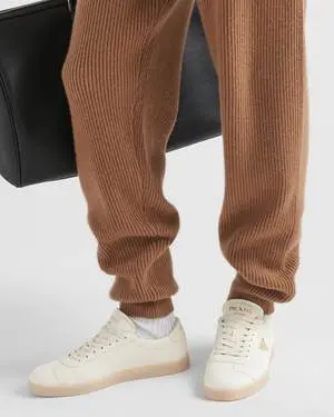 Prada Lane Leather Sneakers