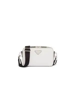 Prada Brique Saffiano Leather Bag White