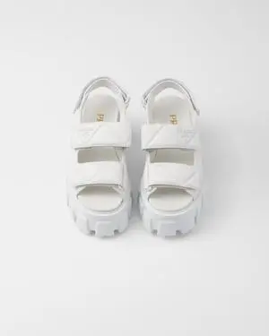 Prada Monolith Nappa Leather Sandals