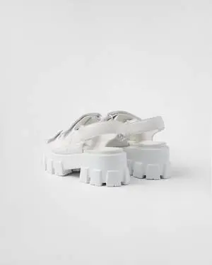 Prada Monolith Nappa Leather Sandals