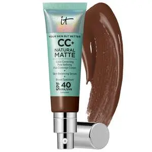 IT COSMETICS It Cosmetics Cc+ Cream Natural Matte Foundation With Spf 40 Deep Mocha