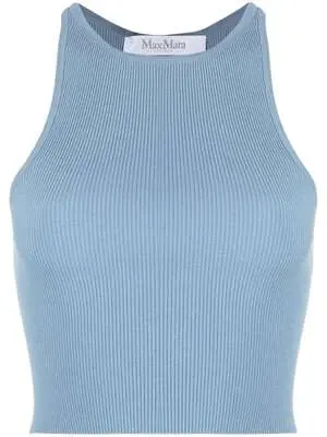 Max Mara Knitted Racerback Tank Top