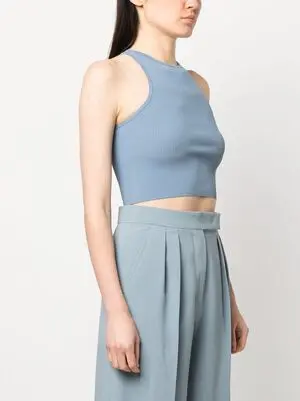 Max Mara Knitted Racerback Tank Top