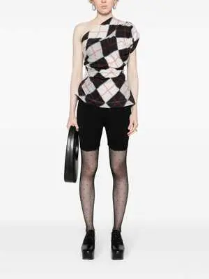 VIVIENNE WESTWOOD Embroidered-logo Knitted Shorts