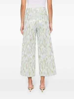 Erika Cavallini Wide-leg Cropped Trousers