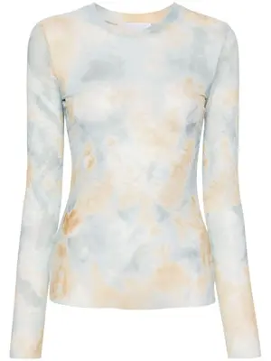 Erika Cavallini Graphic-print Top - Blue
