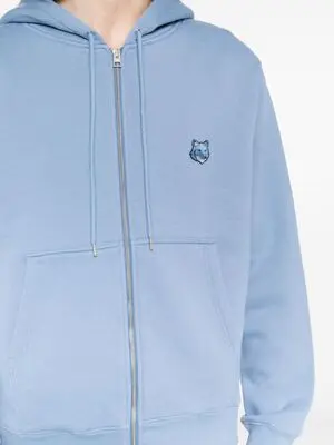 Maison Kitsuné Bold Fox Cotton Zip-up Hoodie