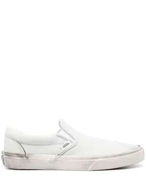VANS Leather Slip-on Sneakers