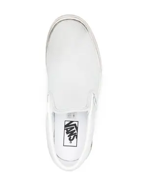 VANS Leather Slip-on Sneakers