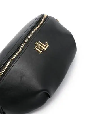 Ralph Lauren Marcy Leather Belt Bag - Black