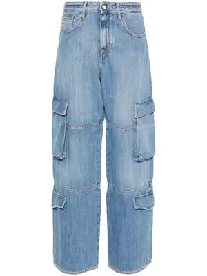 Jacob Cohen Riri Logo-embroidered Jeans - Blue