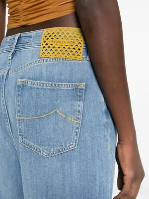 Jacob Cohen Riri Logo-embroidered Jeans - Blue