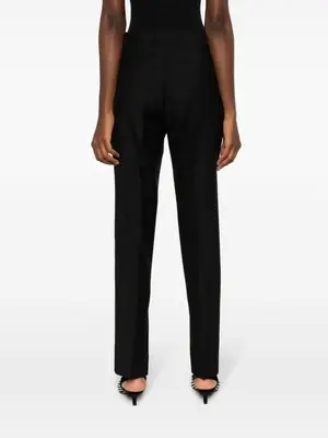 Gucci Side-slit Tapered Trousers - Black
