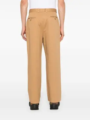 Gucci Twill Straight Trousers - Neutrals