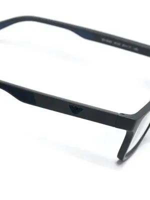 Emporio Armani Rectangle-frame Eyeglasses - Grey